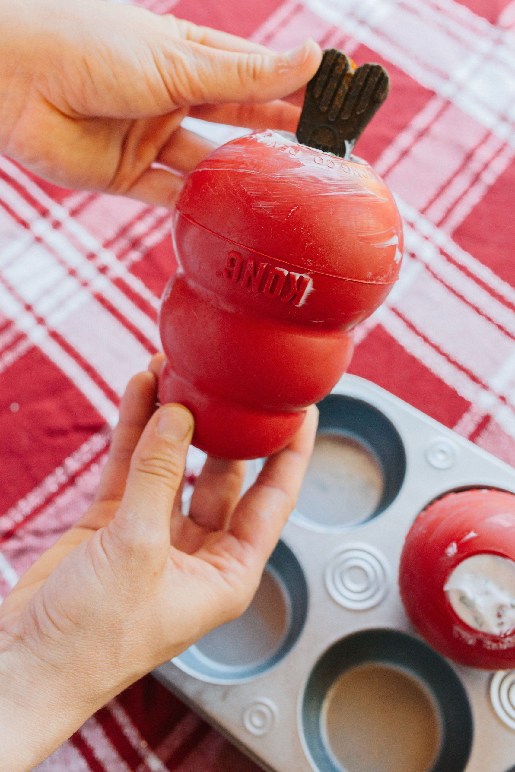 Christmas Dog KONG Stuffing Recipe: Puppermint Bark – Sparkles and ...